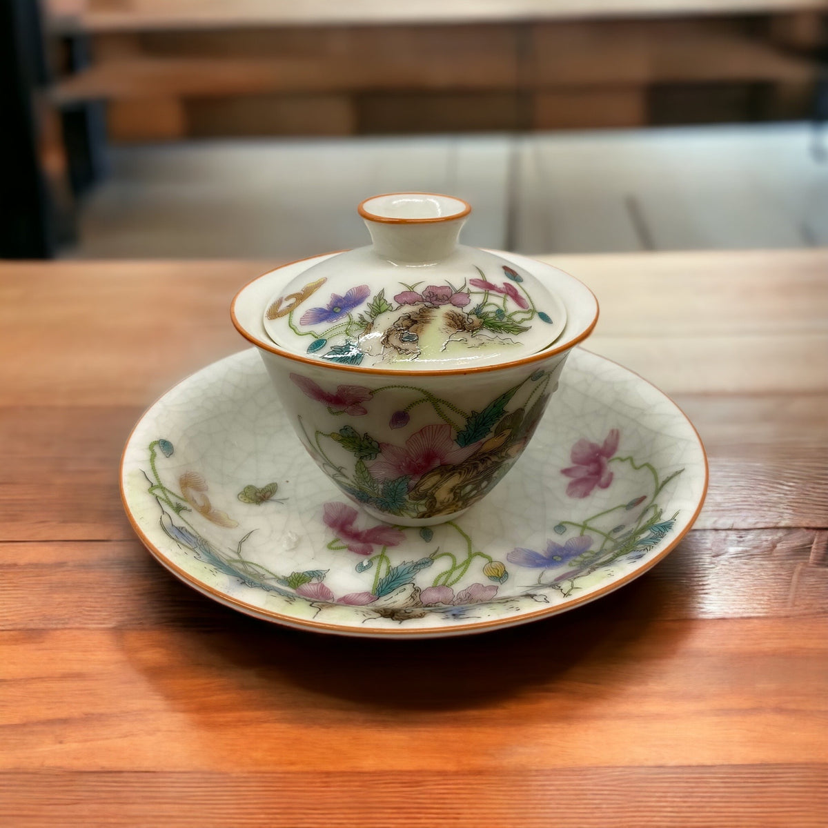 Tea Pot (Flower Pottery) | DOCKYARDCOFFEE